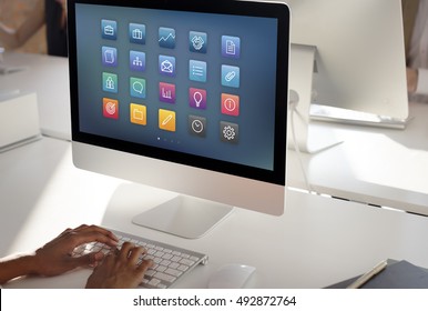 Shortcut Layout Digital Design Program Graphic Stock Photo 492872764 ...