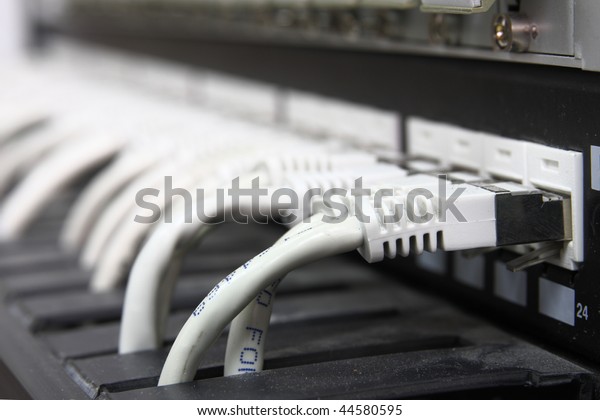 Shot Network Cables Data Center Utp Stock Photo (Edit Now) 44580595