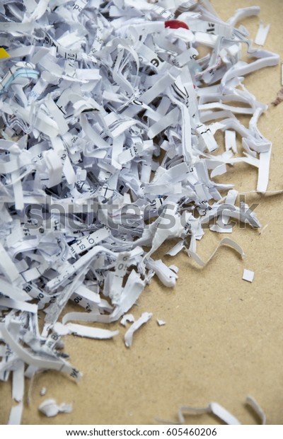 Shredded Documents Stock Photo (Edit Now) 605460206