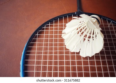 Shuttlecocks Badminton Racket Stock Photo 311675882 | Shutterstock