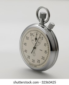Side Angle Stop Watch Plain Background Stock Photo 32363425 | Shutterstock
