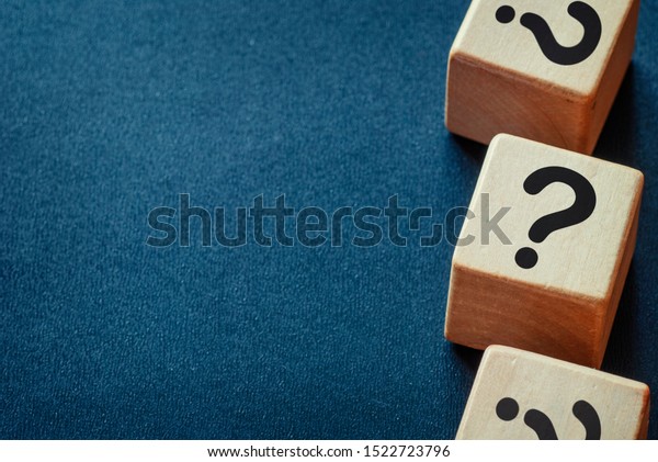 Side Border Question Marks On Wooden Stock Photo 1522723796 | Shutterstock