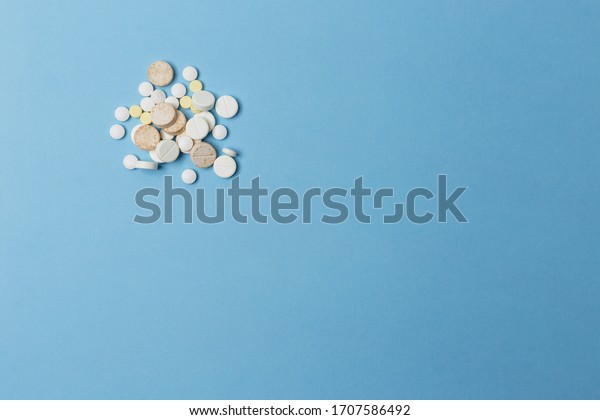 Side Placed Accurate Bunch Tablets Various Stock Photo 1707586492 ...