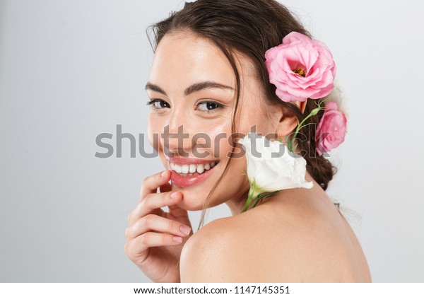 Side View Beauty Portrait Happy Young Stock Photo (Edit Now) 1147145351 Side View Beauty Portrait Happy Young Stock Photo (Edit Now) 1147145351