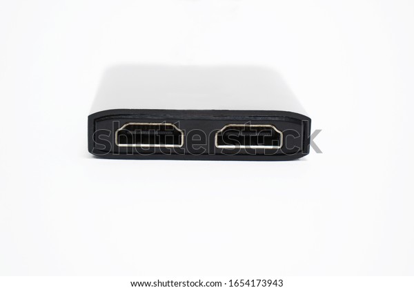 Side View Black Hdmi Cable Which Stock Photo 1654173943 | Shutterstock