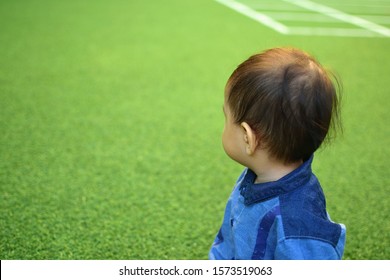 Side View Boy Boy Looking Side Stock Photo 1573519063 | Shutterstock