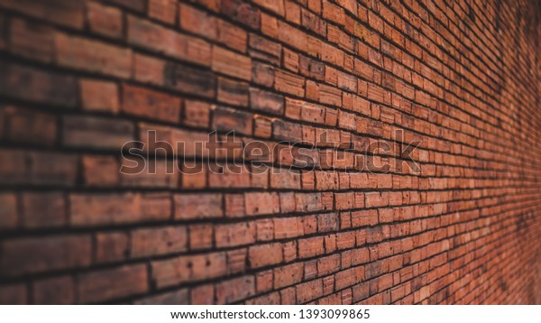 Side View Brick Wall Stock Photo 1393099865 | Shutterstock