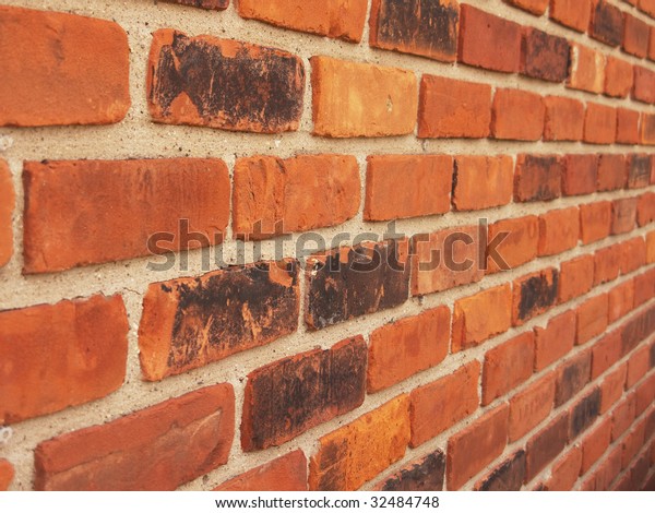 Side View Brick Wall Stock Photo 32484748 | Shutterstock