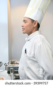 Chef side view Images, Stock Photos & Vectors | Shutterstock