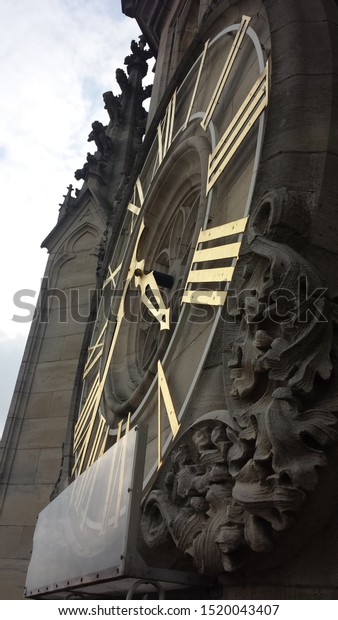 Side View Clock Tower Face France Stock Photo 1520043407 | Shutterstock