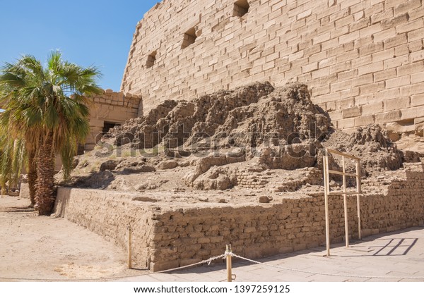 Side View Construction Ramp Inside Temple Stock Photo 1397259125 ...