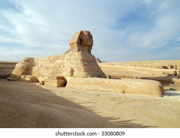 Side View Egyptian Sphinx Stock Photo 33080809 | Shutterstock