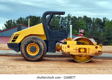 Side View Heavy Roller Stock Photo 1268877 | Shutterstock