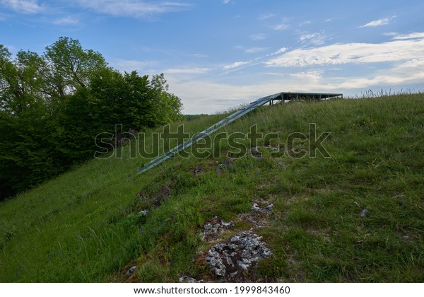 Side View Launch Ramp Hang Gliders Stock Photo 1999843460 | Shutterstock