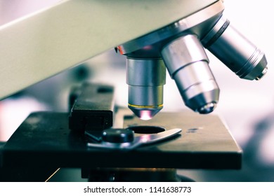 Side View Light Microscope Showing Light Stock Photo 1141638764 ...