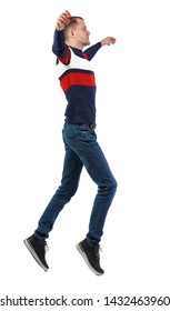 Side View Man Dancing Guy Balancing Stock Photo 1432463960 | Shutterstock