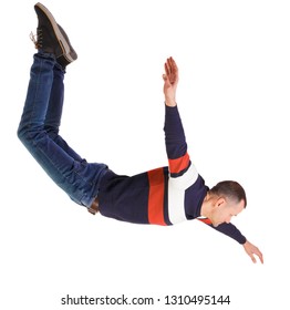 Similar Images, Stock Photos & Vectors of Side view of man in zero ...