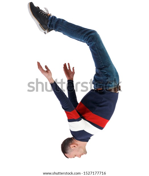 Side View Man Zero Gravity Fall Stock Photo 1527177716 | Shutterstock