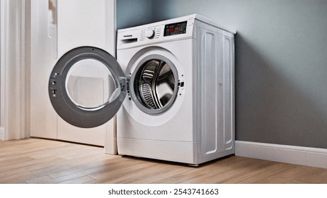 Advertising Product Photo Washing Machine AI-generated image 2487028397 ...