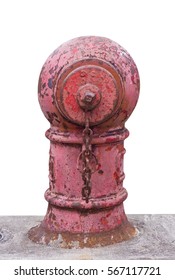 Side View Old Fire Hydrant Isolated Stock Photo 567117721 | Shutterstock