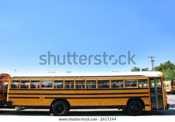 Side View School Bus Stock Photo (Edit Now) 2657244