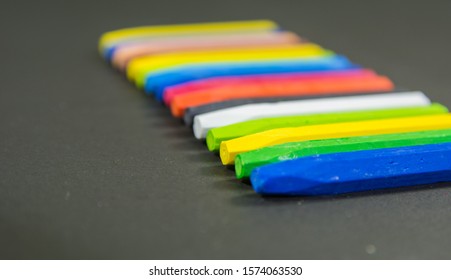 Side View Set Random Crayon Colors Stock Photo 1574063530 | Shutterstock