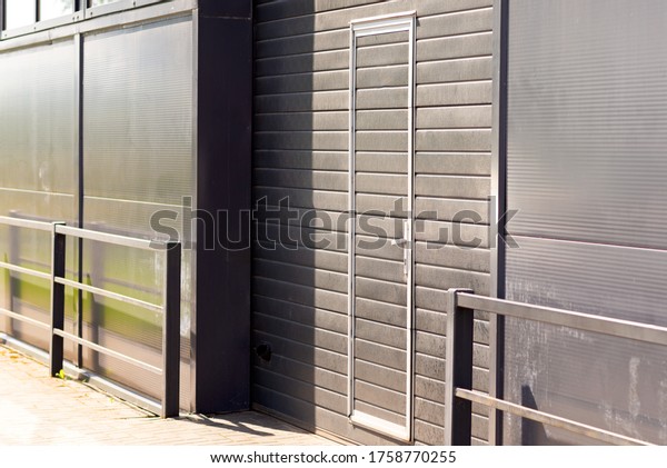 Side View Shutter Door Rolling Door Stock Photo 1758770255 | Shutterstock
