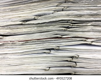 Side View Stack Papers Books Magazines Stock Photo 493527208 | Shutterstock