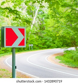 Sign Indicating Sharp Turn Stock Photo 1432890719 | Shutterstock