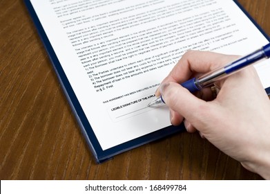 Signing Document Stock Photo 168499784 | Shutterstock