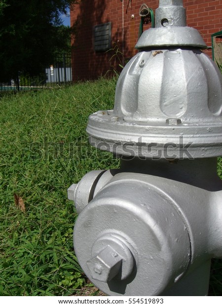 Silver Fire Hydrant Stock Photo 554519893 | Shutterstock