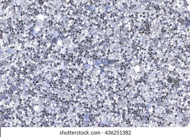 Silver Sequins Pattern Glitter Texture Fashion Stock Photo 436251382 ...