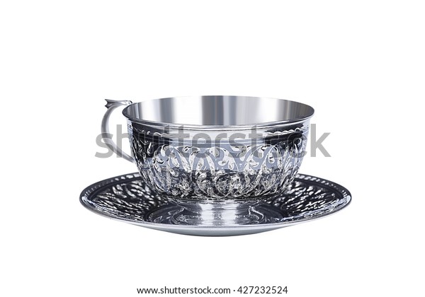 Silverware Table Silver Tea Cup Coffee Stock Photo 427232524 | Shutterstock