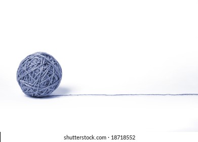 Simple Ball String On White Background Stock Photo 18718552 | Shutterstock