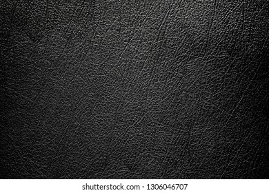 Simple Black Backgroundleather Texture Gradient Light Stock Photo ...