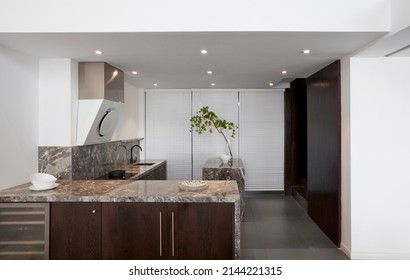 Simple Clean Interior Kitchen Stock Photo 2144221315 | Shutterstock