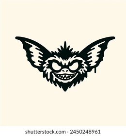 Simple Gremlin Vector Logo AI-generated image 2449894455 | Shutterstock