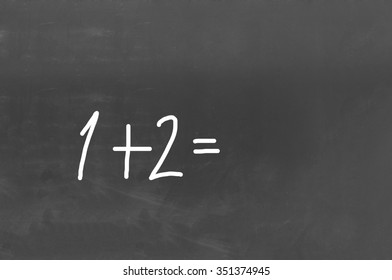 Simple Mathematical Equation Stock Photo (Edit Now) 445791022