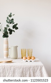 Simple Minimal Table Setup Stock Photo 1123501523 | Shutterstock