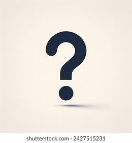 Make Questionmark Minimalistic Color That Stands AI-generated image ...