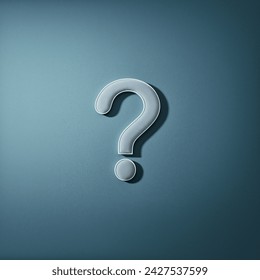 Realistic Question Mark History Themed Red AI-generated image ...