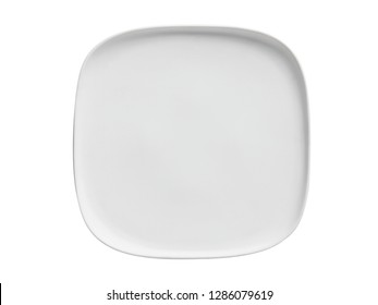 Simple White Blank Empty Square Platter Stock Photo 1286079619 ...