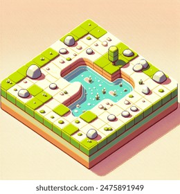 Simulation Games Top View Slanted 45 AI-generated image 2475894815 ...