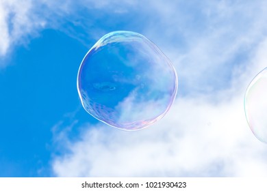 Single Bubble Sky Background Stock Photo 1021930423 | Shutterstock
