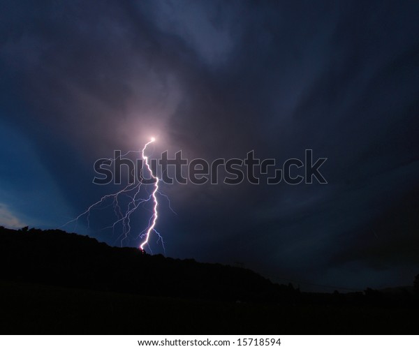 Single Large Lightning Bolt Stock Photo 15718594 | Shutterstock