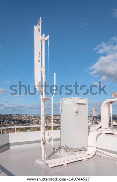 Single Panel Antennas Cellular Systems On Stock Photo (Edit Now) 140744527