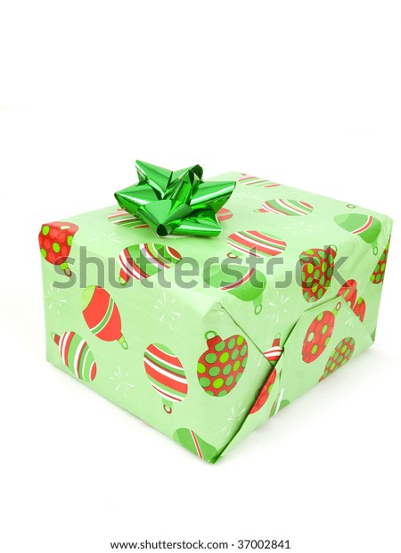 Single Present On White Background Bow Stock Photo 37002841 | Shutterstock