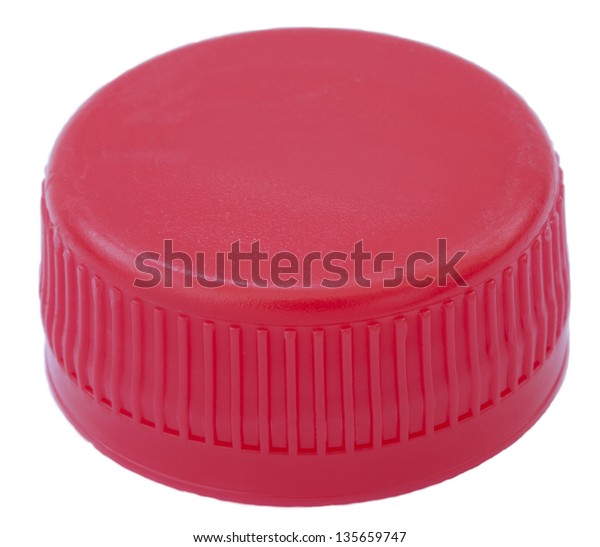 Single Red Plastic Bottle Cap Isolated Stock Photo 135659747 | Shutterstock