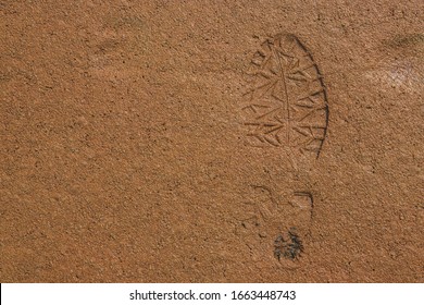 Single shoe print in sand Images, Stock Photos & Vectors | Shutterstock