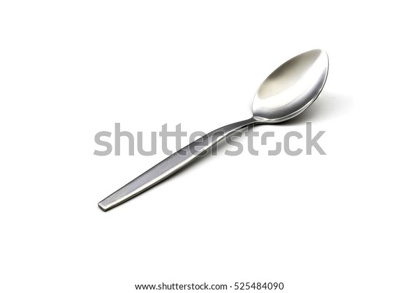 Single Simple Normal Spoon Isolated On Stock Photo (Edit Now) 525484090